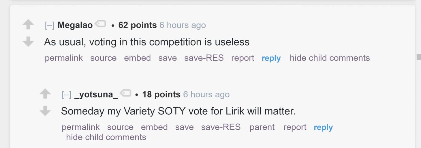 "Voting in this competition is useless" - Online community unhappy with ...