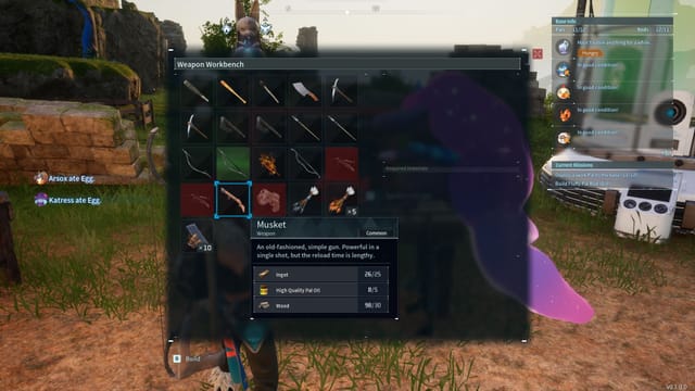 How to unlock and craft guns in Palworld