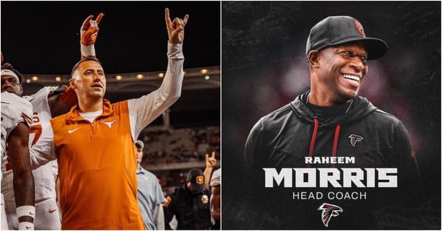 $5 million worth Steve Sarkisian heaps praise on new Falcons HC Raheem ...