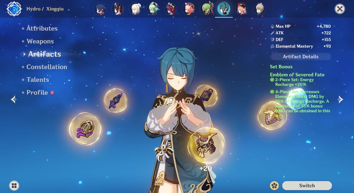 Genshin Impact Raiden National build and rotation guide