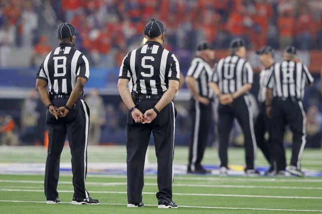 Top 5 controversial calls by refs in the College Football Playoff era