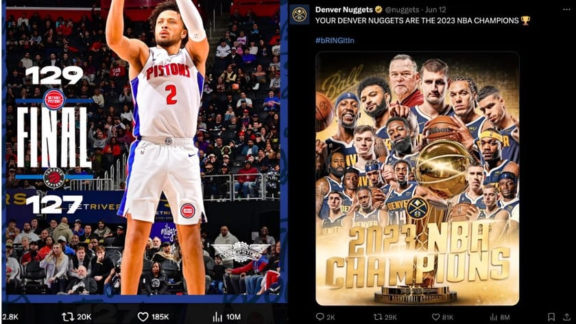 “Never underestimate free wingstop”: Pistons’ record-breaking tweet ...