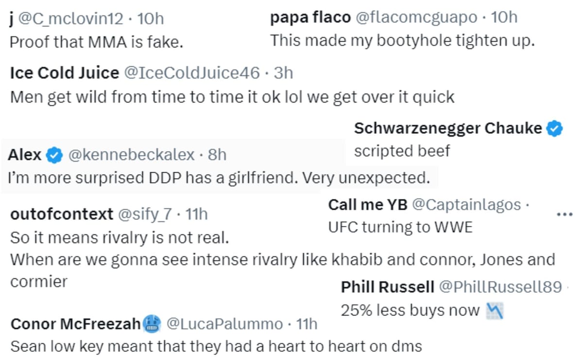 UFC: Video of Sean Strickland hugging Dricus du Plessis in hotel lobby ...