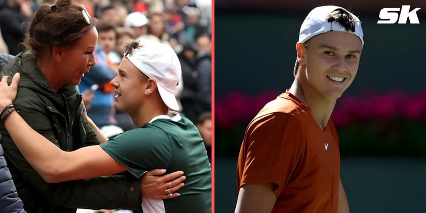 In pictures: Holger Rune and mother Aneke grace the cover of Danish men ...