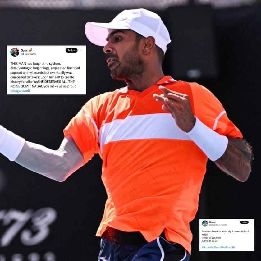 Australian Open: "This man has fought the system": Fans react as Sumit ...