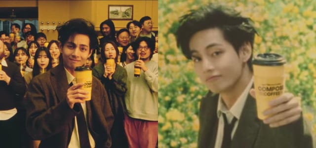 "This is really genius": Fans enthralled as Taehyung's Compose Coffee ...