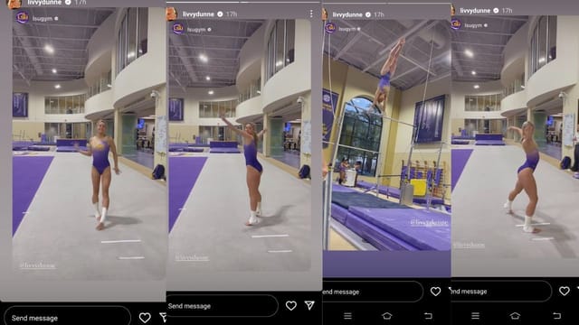 LSU shares Olivia Dunne's new amazing flexibility routine as $3.5 ...