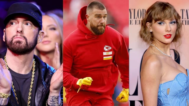 Fans of Eminem and Taylor Swift clash after rapper’s coverage during ...