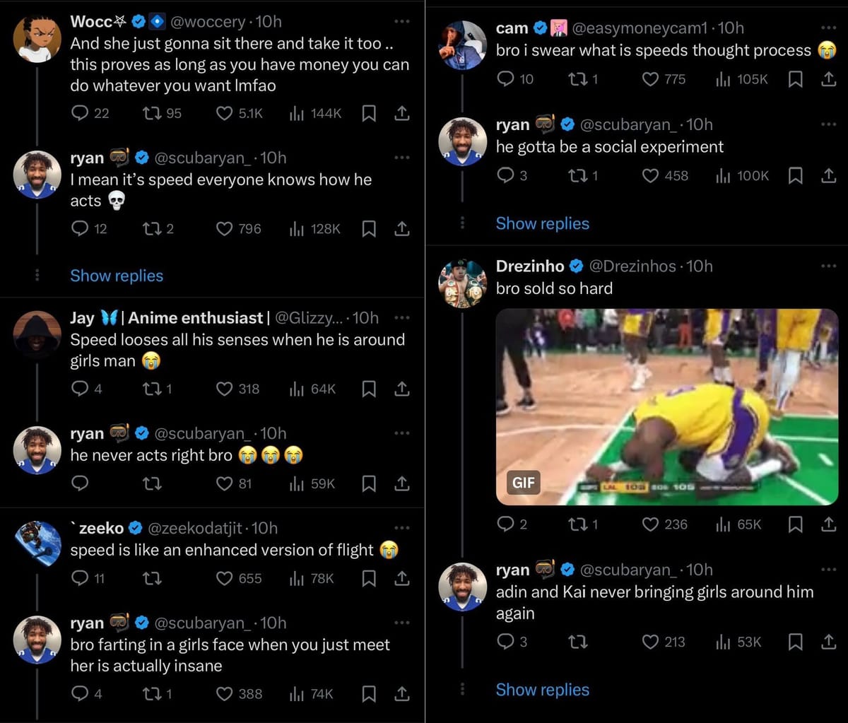 "How do y'all find this funny?" - IShowSpeed's controversial antics ...