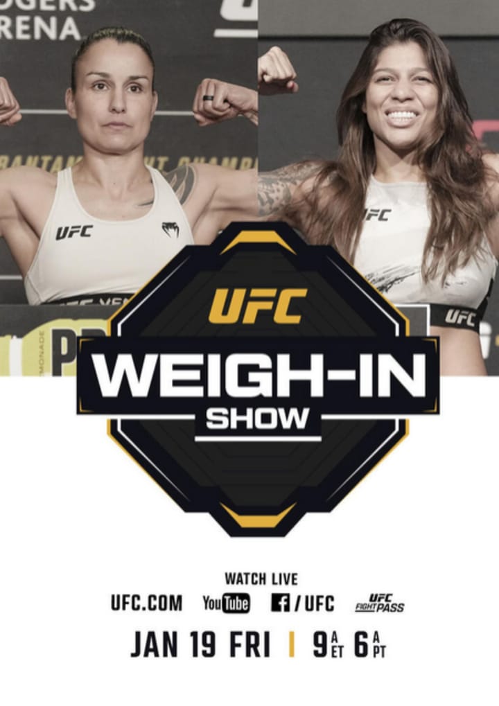 UFC 297 weigh-in: UFC 297 weigh-in: What time will the fighters step ...
