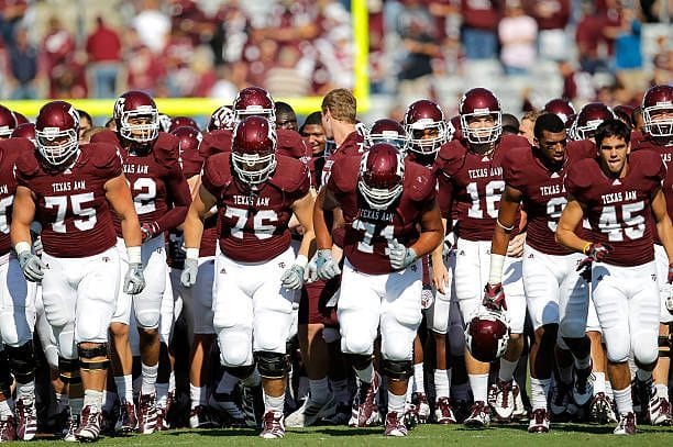 How many National championships have the Texas A&M Aggies won?