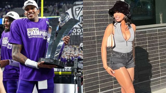 WATCH: Michael Penix Jr.’s GF Olivia Carter shares wholesome snap of Washington QB having fun ...