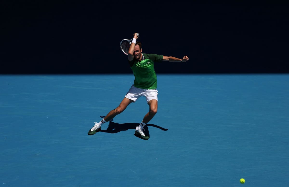 Watch: Daniil Medvedev throws his racket in frustration towards his ...