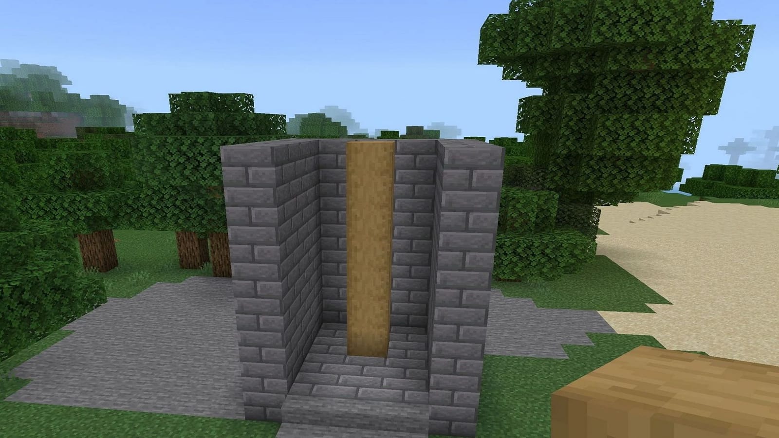 How to make a spiral staircase in Minecraft