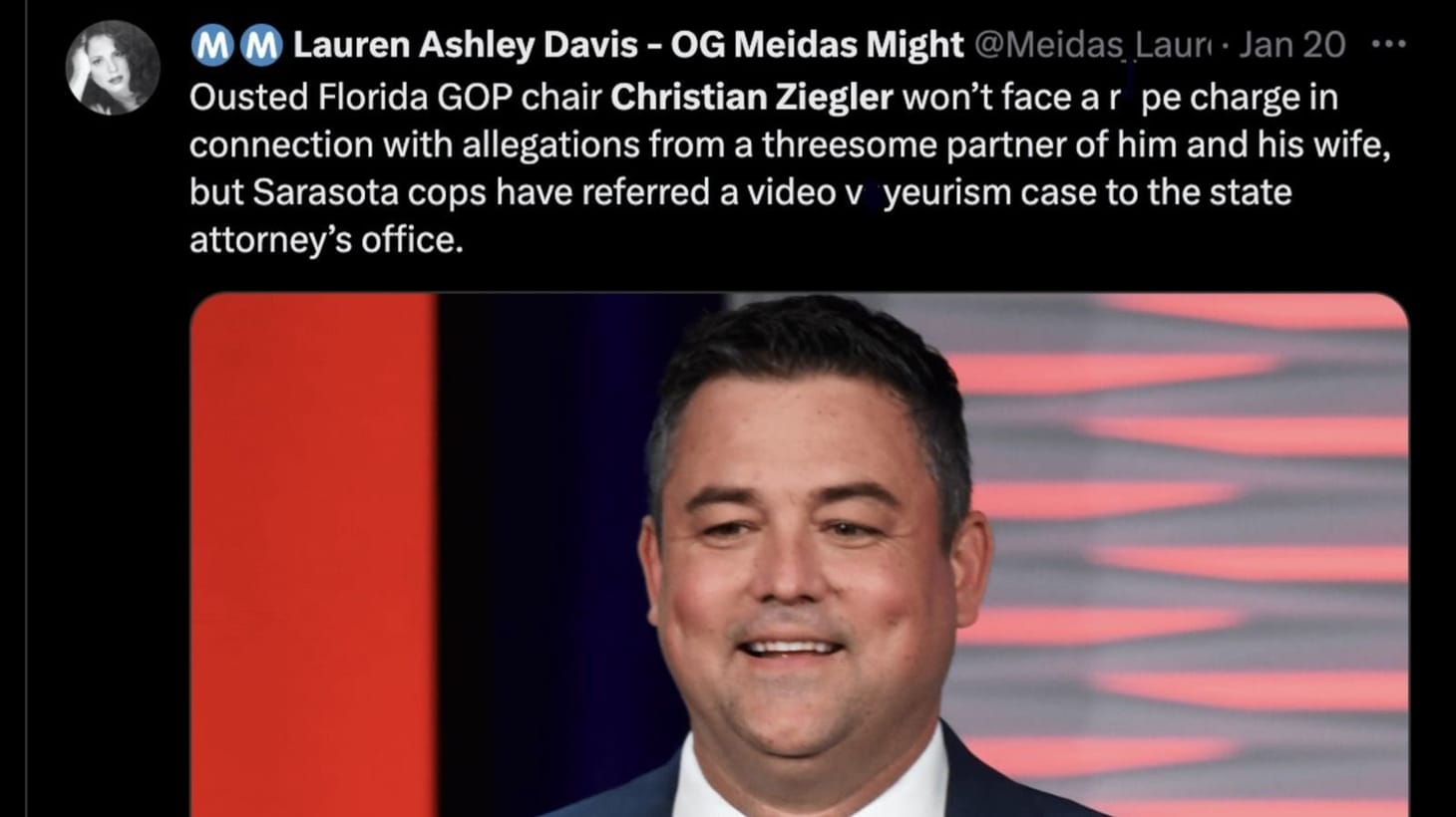 What were the allegations against Christian Ziegler? Former Florida GOP ...