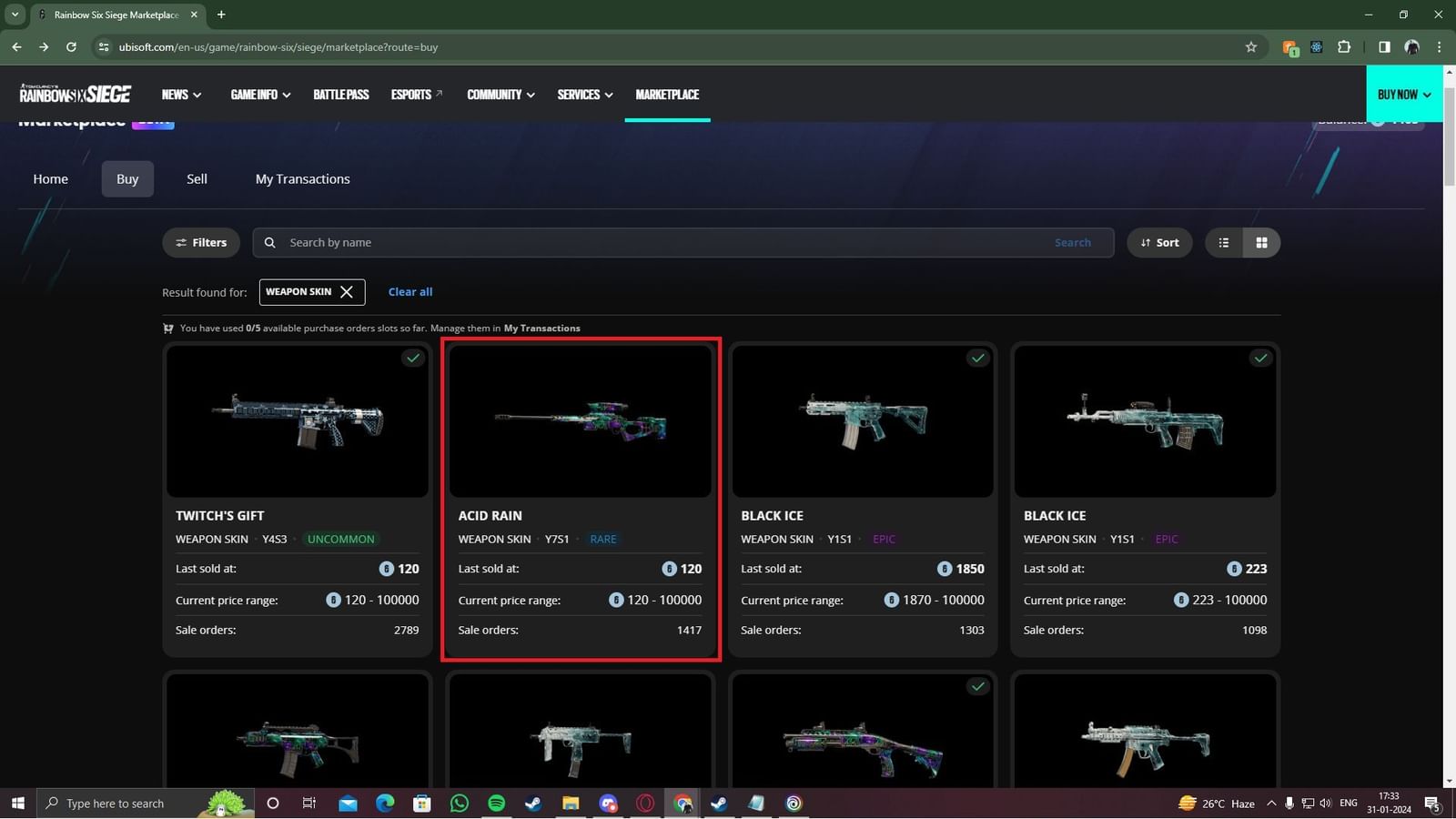 Marketplace: What is Rainbow Six Siege Marketplace and how to use it?