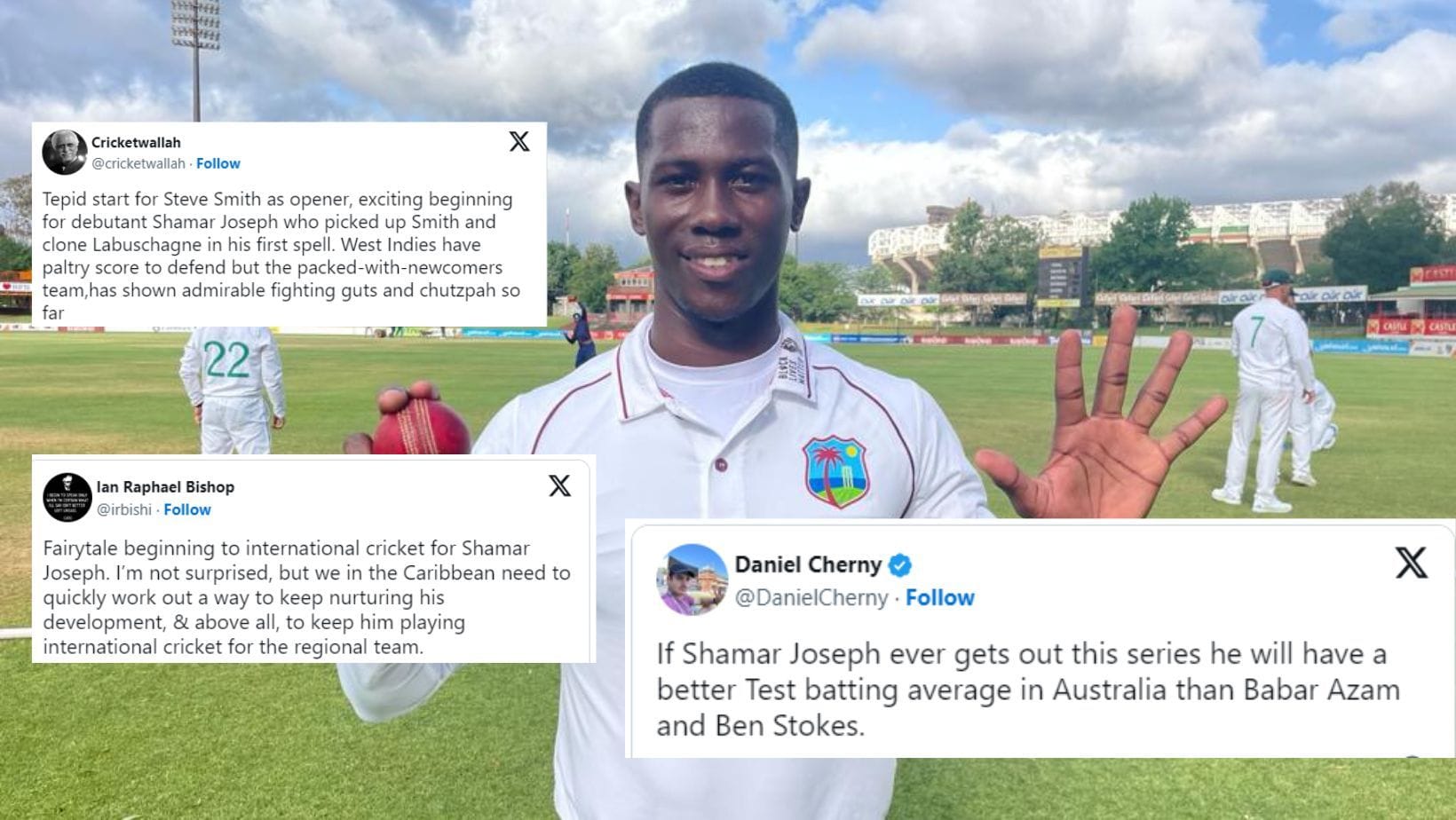 "Fairytale beginning" - Praise pours in for Shamar Joseph after ...