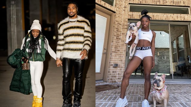 Simone Biles shares picture of dogs wearing Green Bay Packers colors ...