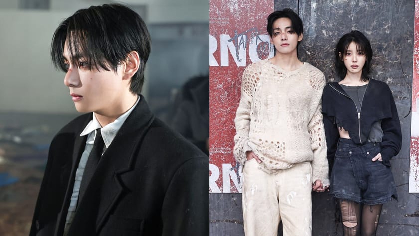 "WHAT A BEAUTIFUL SIGHT": Fans swoon over BTS' V and IU's 'Love Wins All' MV photo sketch