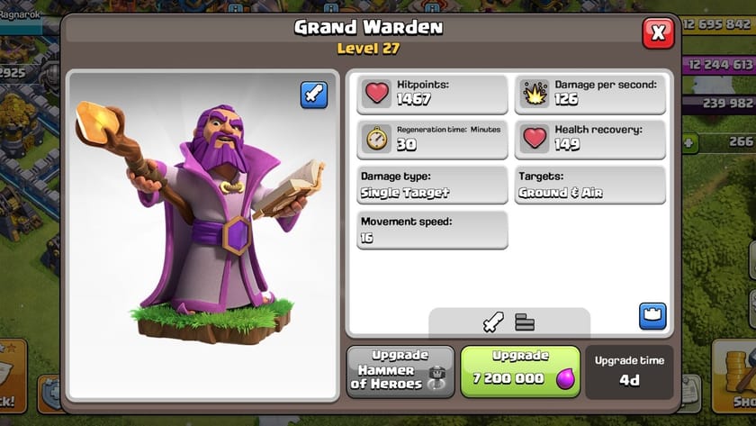Clash of Clans guide: Best Grand Warden Hero Equipment