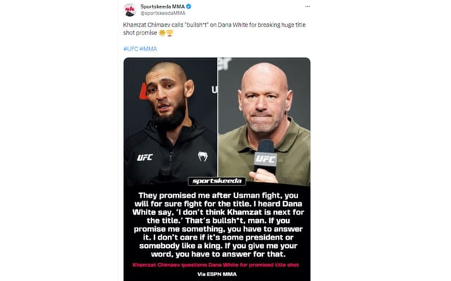 Islam Makhachev: “They look forced to sit with each other” - Khamzat ...