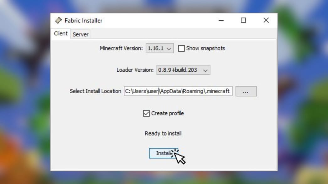 How to install Fabric in Minecraft