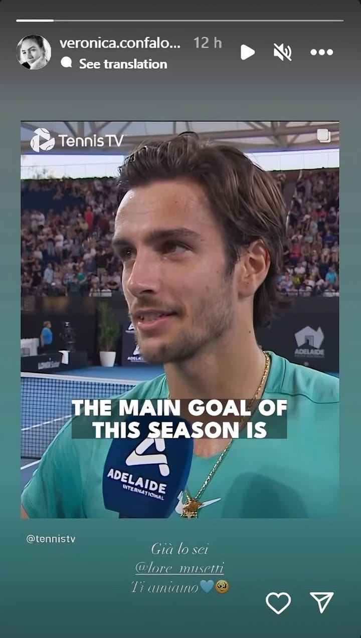 "Main goal of the season is try to be nice father": Lorenzo Musetti ...