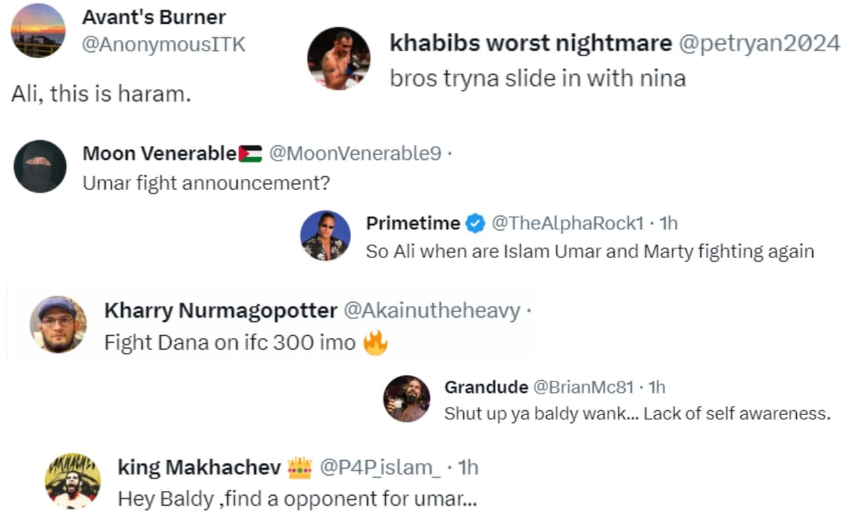"Ali, this is haram" - Fans react as Ali Abdelaziz seems to agree with ...