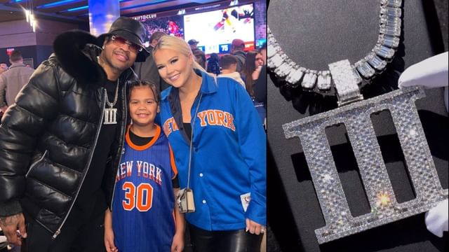 Allen Iverson spotted wearing Pristine diamond necklace during Sixers ...