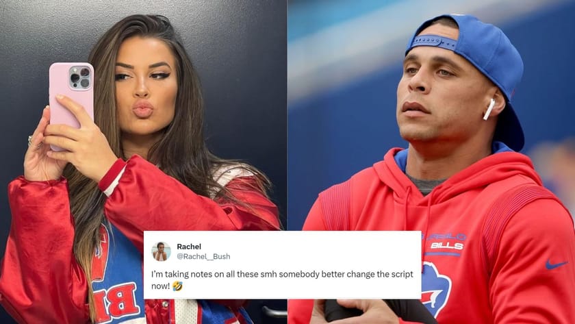 Jordan Poyer's wife Rachel Bush flags ‘scripted’ Super Bowl storyline ...