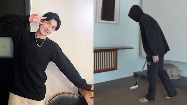 “IS HE LINT-ROLLING THE FLOOR?” - BTS' Namjoon’s unique house-cleaning ...