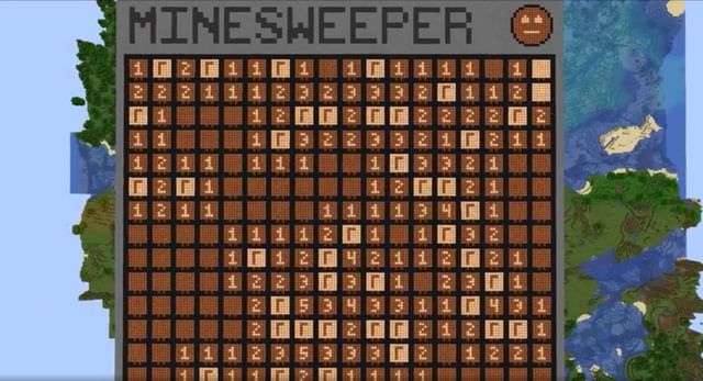 Minecraft player creates Minesweeper in-game using redstone