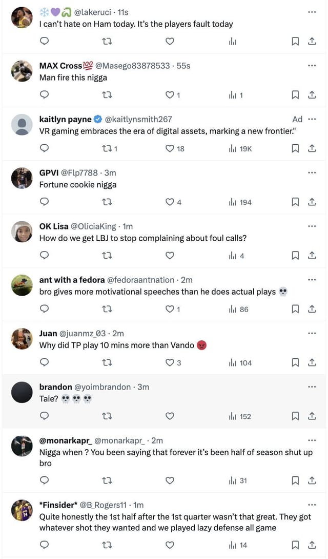 "Get that b***h off my team": Darvin Ham faces Lakers fans' vitriol ...