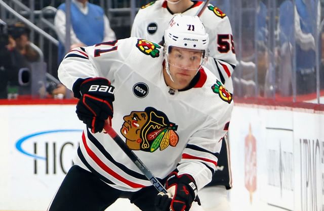 Taylor Hall injury update: Blackhawks center shares recovery video post ...
