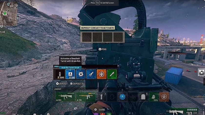 Where to find turret circuits in MW3 Zombies