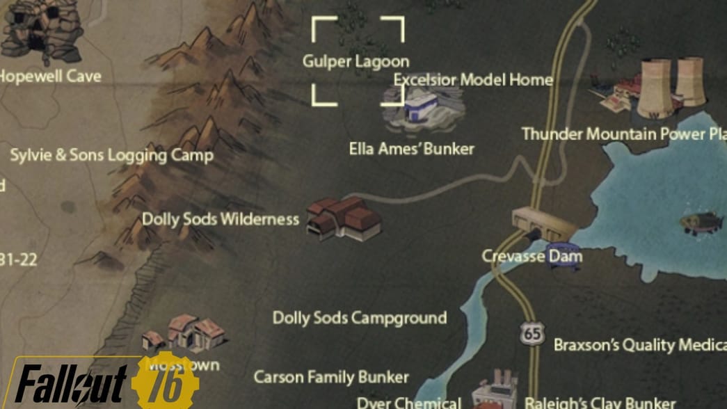 Where to find Gulpers in Fallout 76