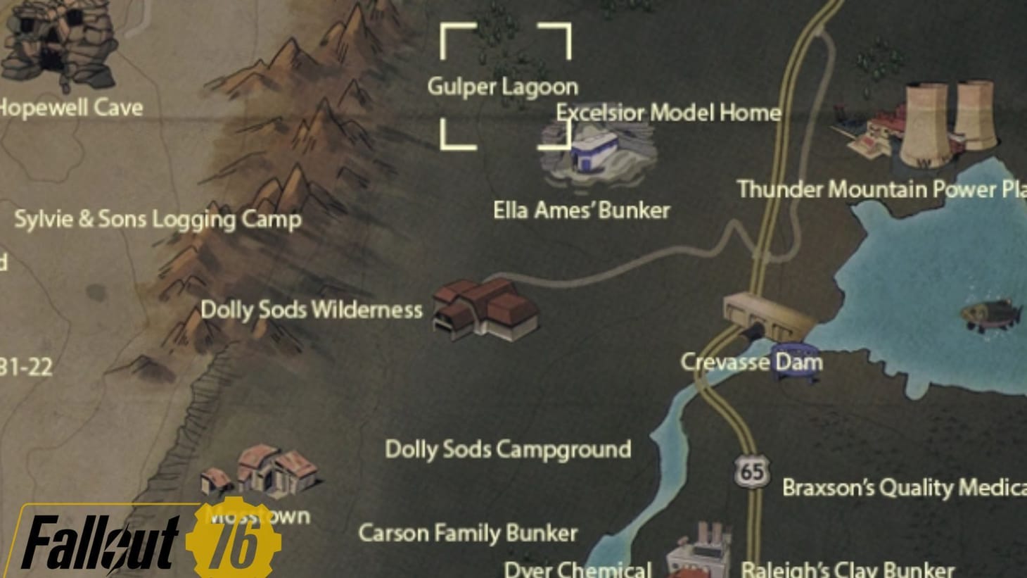Where to find Gulpers in Fallout 76