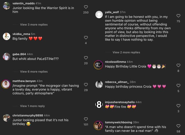 Conor McGregor daughter: Fans react as Conor McGregor celebrates ...