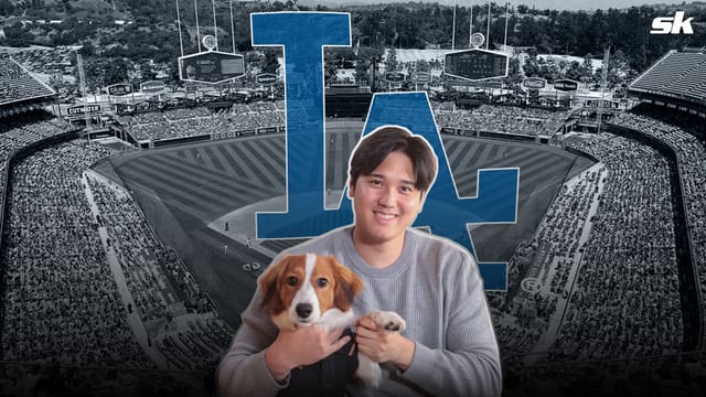 "MVPUP" "Should be the Dodger mascot" - Shohei Ohtani's dog Decoy melts hearts with adorable ...