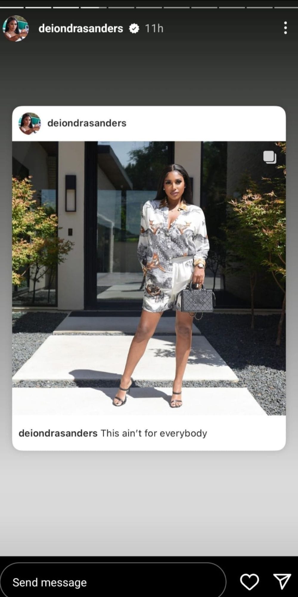 Deion Sanders' daughter Deiondra Sanders flaunts $6000 worth Chanel bag ...