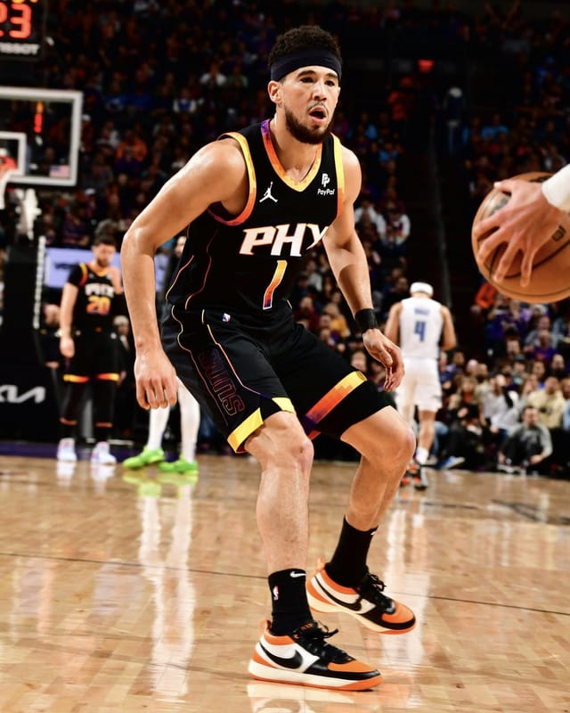 IN PHOTOS: Phoenix Suns star Devin Booker debuts "Shattered Backboard ...
