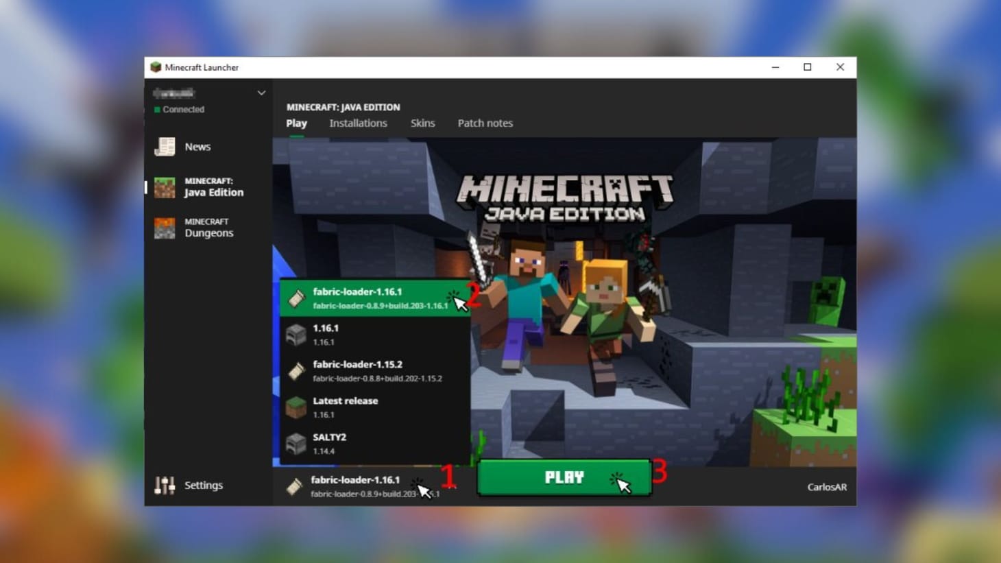 How to install Fabric in Minecraft