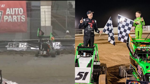 WATCH: Kyle Busch's son Brexton Busch imitates father, takes a tumble ...