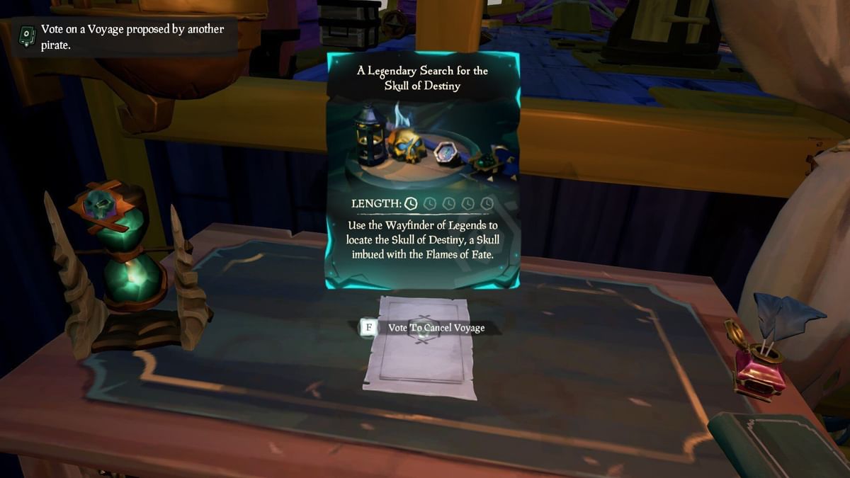 How does the Quest table work in Sea of Thieves?
