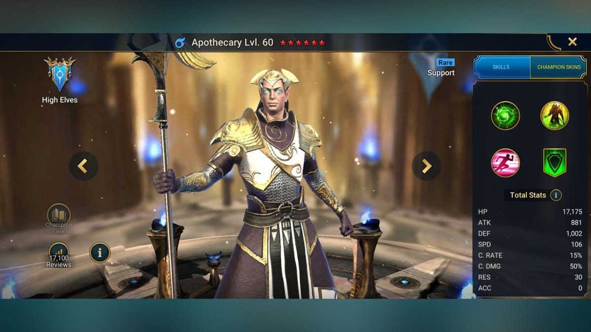 Raid Shadow Legends tier list