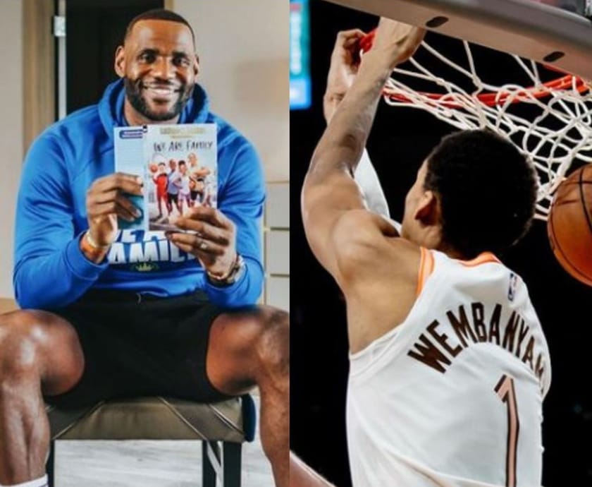Books: "Lmaoooo Bron catching strays": Victor Wembanyama's teammates ...