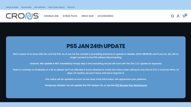 Downfall of Call of Duty cheaters begins as PS5 system update bans Cronus