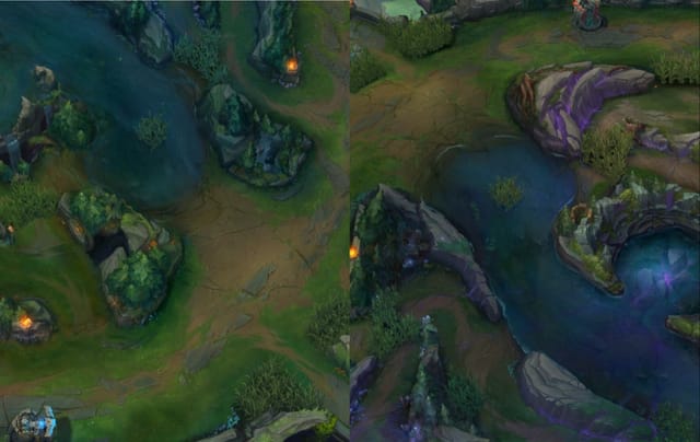 All Summoner’s Rift terrain changes in League of Legends season 14 ...