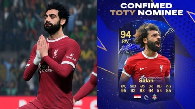 EA FC 24 Mohamed Salah TOTY Honourable Mentions card: Predicted release ...