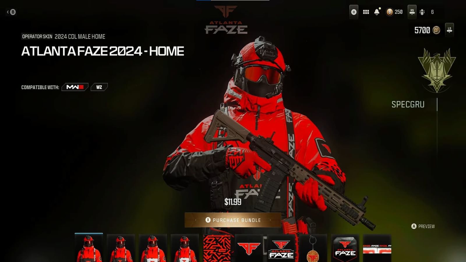 Atlanta FaZe CDL team pack in Warzone and MW3: Price, what's included ...